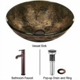 Vigo Sintra Glass Vessel Sink And Faucet - Walmart.com