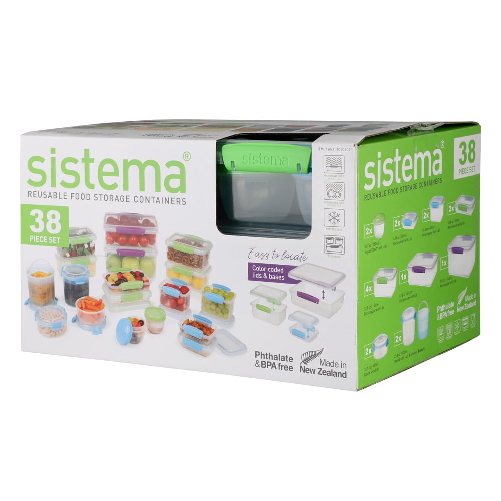 Sistema KLIP IT Accents Collection Food Storage Containers Set, 38 ...