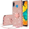 Compatible for Samsung Galaxy A20S Case, SOGA Glitter Diamond Rhinestone TPU Phone Cover with ...