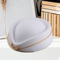 Blekii Women's Woolen Plane Cap Imitation Costume Hat for Cosplay Stage ...