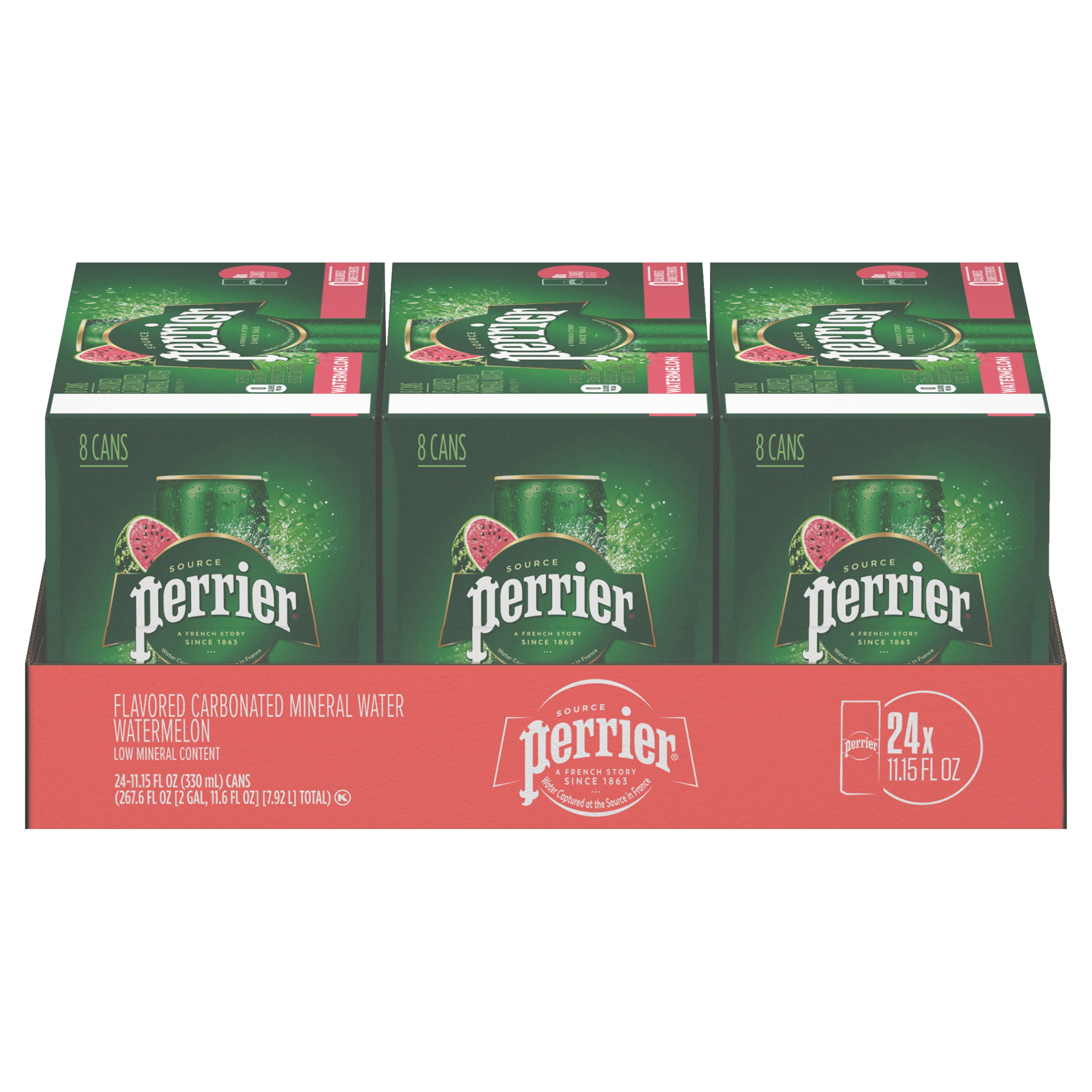 Buy PERRIER Watermelon Flavored Carbonated Mineral Water Online at ...