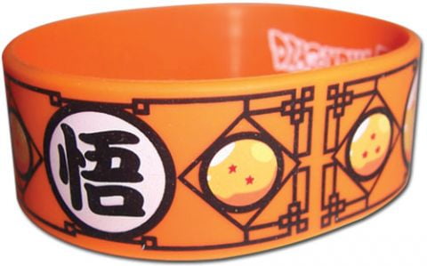 Wristband - Dragon Ball Z - Goku Kanji & Dragon Balls ge54307 - Walmart.com