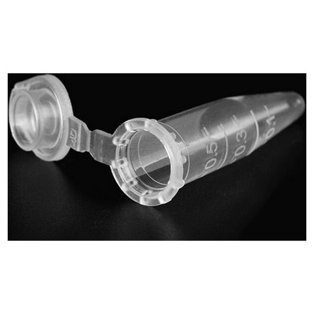 100 Pieces PP Centrifuge Tube Single-use Portable Leakproof Plastic Lab ...