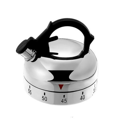 Kettle Shaped Kitchen Timer Mechanical Countdown 60 Minute Count Down ...