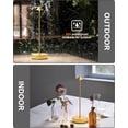 Cordless Table Lamps Rechargeable, 6000mAh Operated LED Desk Lamp ...