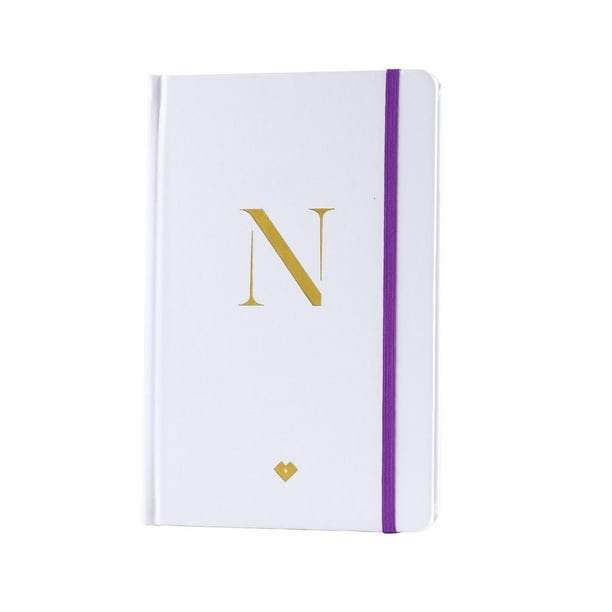 Libreta de Notas con Iniciales LuckyLy, Notebook Pasta Dura de Piel ...