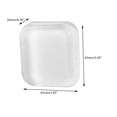 6pcs/set Versatile Wall Protectors Clear Square Pads on Rubber Guards ...