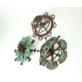 Transpac Verdigris Green Metal Flower Wall Hanging Floral Sculpture ...