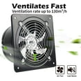 6 inch Exhaust FanThrough-wall installation Ventilation Fan 110V ...