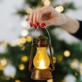 12Pcs LED Mini Vintage Lanterns Decor Indoor Decorative Outdoor Hanging ...