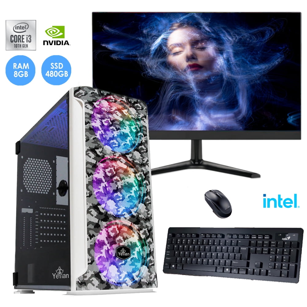 Computadora PC armada i3 10100f Intel SSD 480GB 8GB RAM Nvidia 80 ...