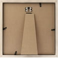 8x8 Black Picture Frames Square Nature Solid Wood 4 Pack for Wall ...