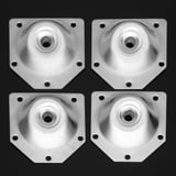 4Pcs Angled Legs Fixing Plate Bracket Furniture Table Feet Set W/Screws ...