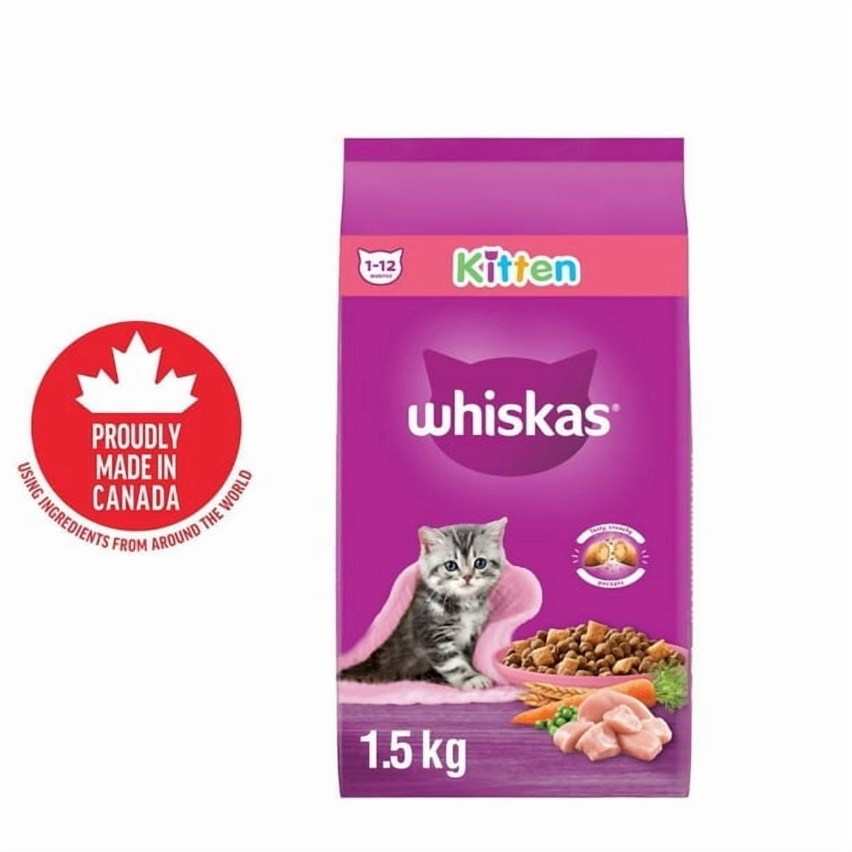 Click here for Whiskas Dry Kitten Food  Chicken  For Cats 1-12 Mo... prices