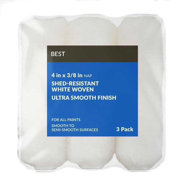 BEST 4x3/8" Woven Mini Roller 3 Pack - Walmart.com