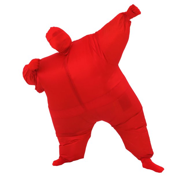 Disfraz inflable RHYTHMARTS de cuerpo entero para adulto, color rojo ...
