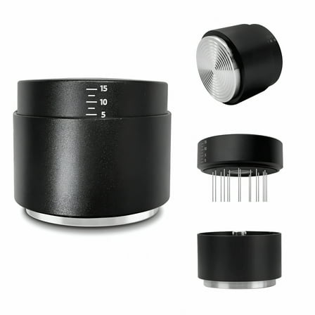 Kaffe Espresso Tool Kit, 4-Piece Set – Digital Scale, Knock Box, Milk ...