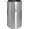 Genuine Joe Classic Cylinder 2-piece Waste Receptacle - 35 Gal Capacity ...