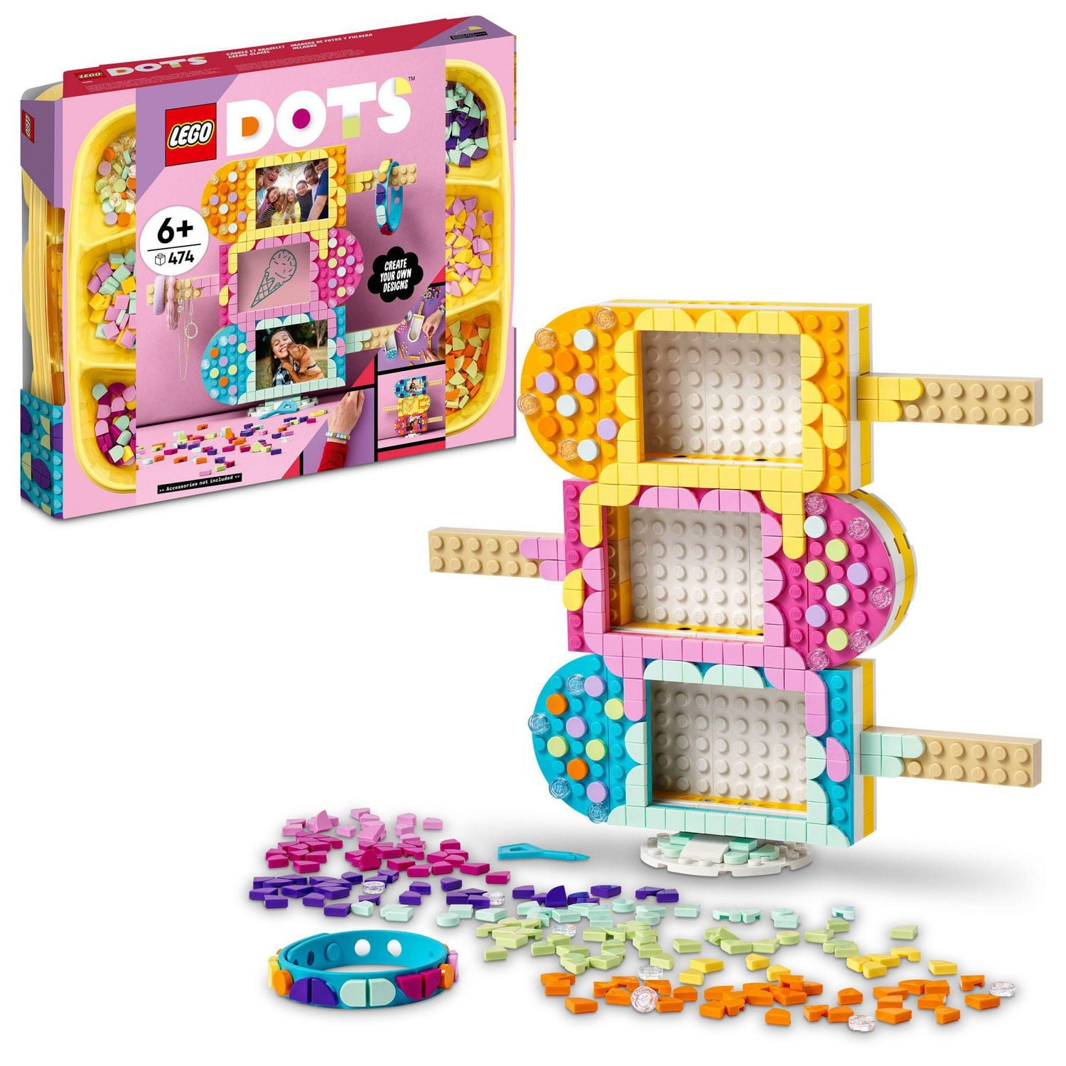 Click here for Lego Dots Ice Cream Picture Frames & Bracelet 4195... prices