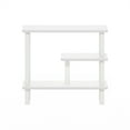 Furinno Turn-N-Tube Slim Space Saving Storage Rack, White/White ...
