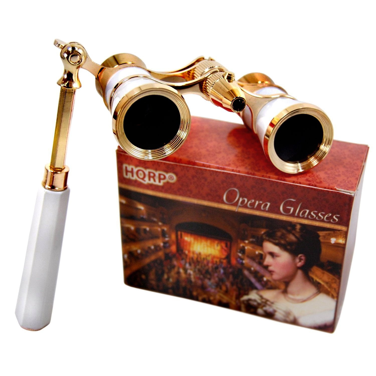 HQRP Opera Glasses s w/ Crystal Clear Optic (CCO) 3 x 25 with Built-In ...