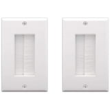 iMBAPrice Cable Entry Device, Brush-Style Opening, Decorator-Style Wall ...