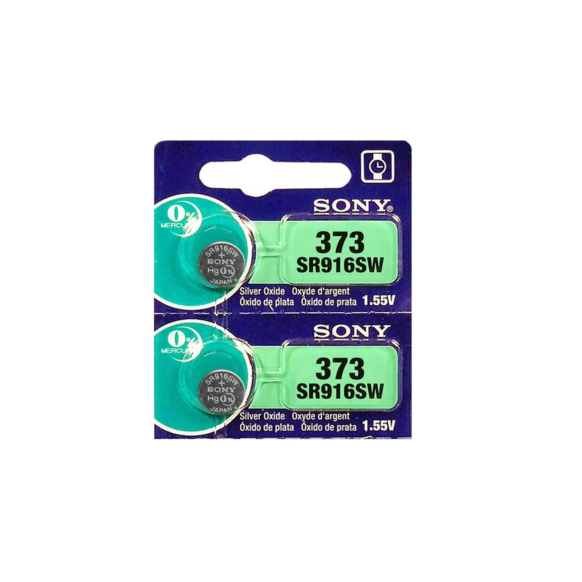 Click here for Sony 373 (Sr916sw) 1.55v Silver Oxide 0hg Mercury... prices