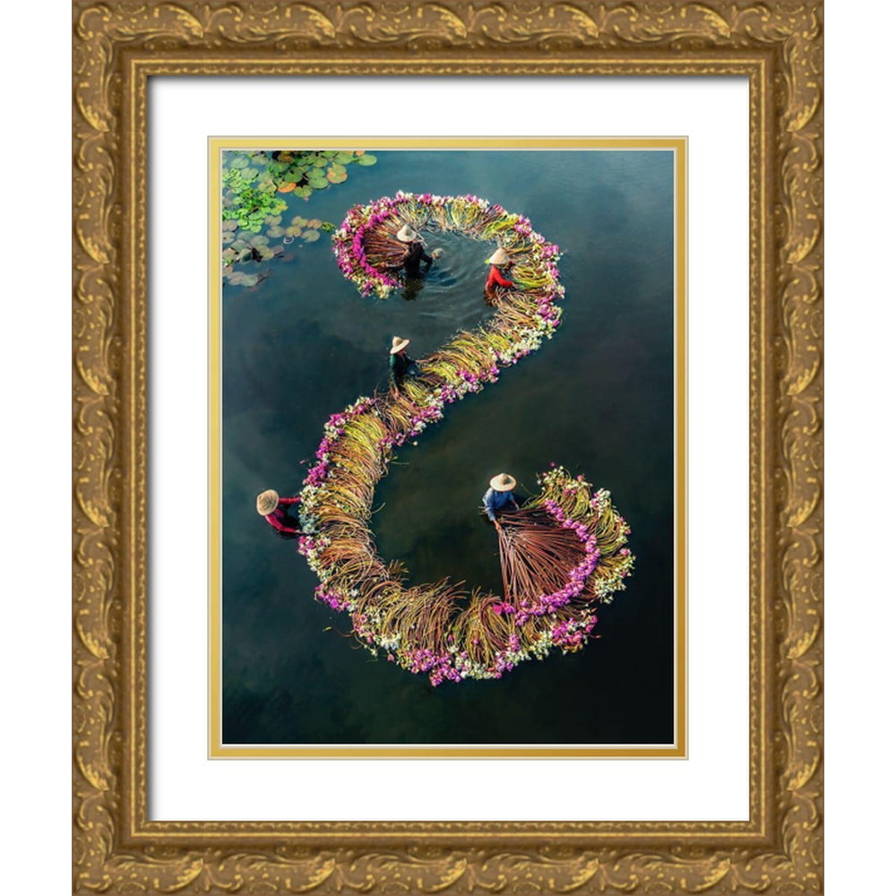 Tan Tuan, Nguyen 19x24 Gold Ornate Wood Framed with Double Matting ...