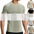 BSDJILFG Cooling T-Shirts for Men Compression Fit Workout Top Quick ...
