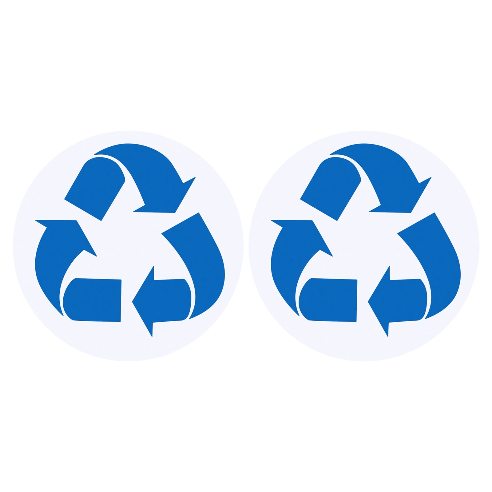 Uxcell Recycle Sticker Bin Labels 5 Inch Self-Adhesive Recycling Vinyl ...