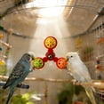 Rotating Windmill Interactive Parrot Toy for Cage Movement and Mental ...