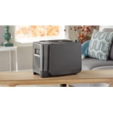 Mainstays 1-Gallon Cool Mist Humidifier for Big Rooms, Warm Mist, Black ...