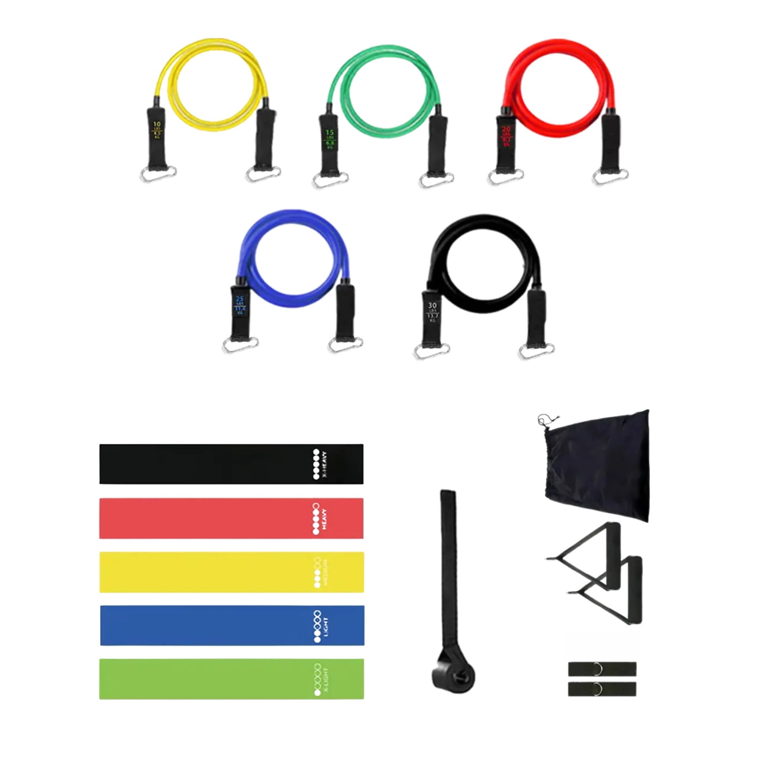 Click here for Unbranded Gradient-Colored 11-Piece Resistance Ban... prices