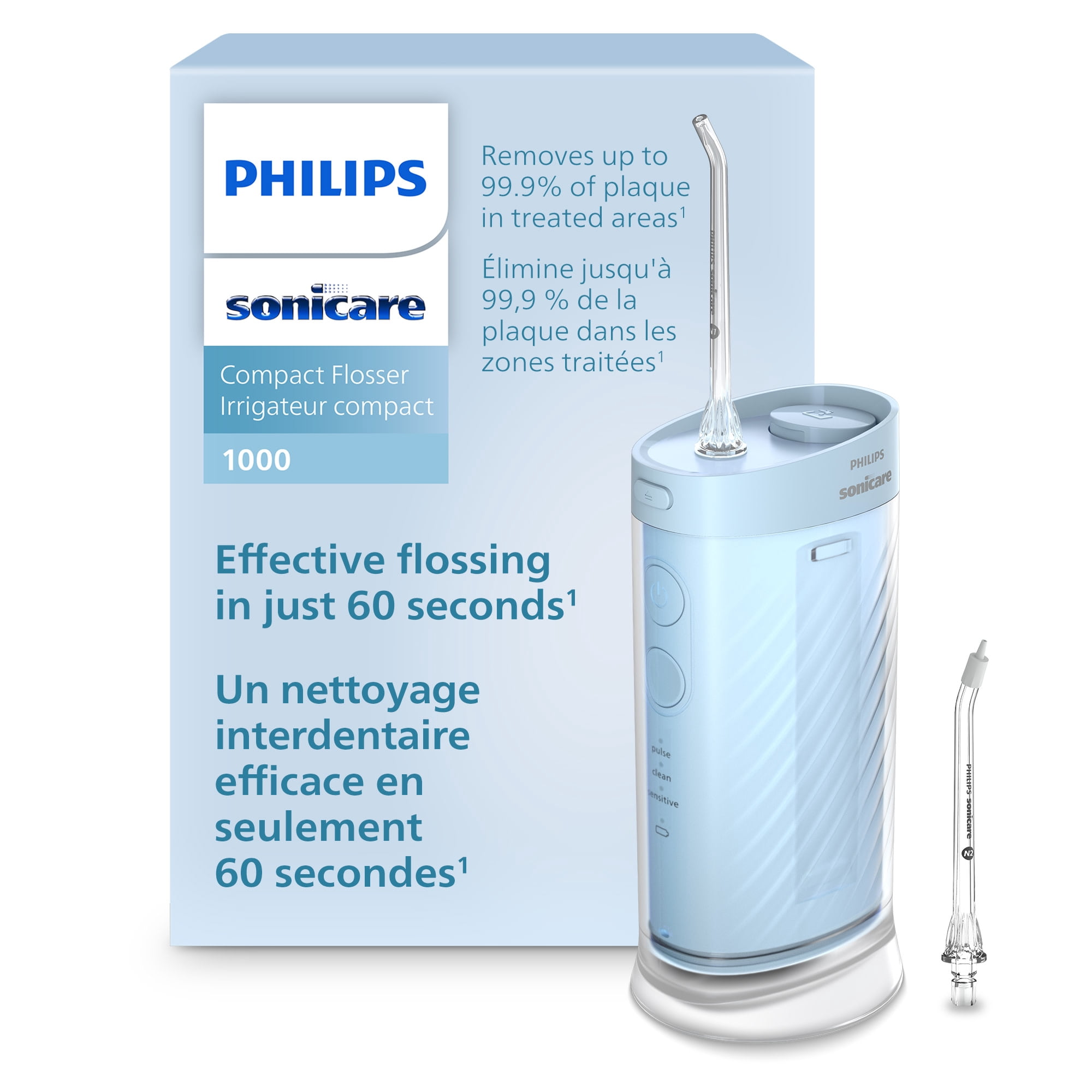 Click here for Philips Sonicare Compact Flosser 1000  Blue prices