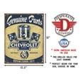Desperate Enterprises Nostalgic Metal Sign - Genuine Chevy Parts w ...