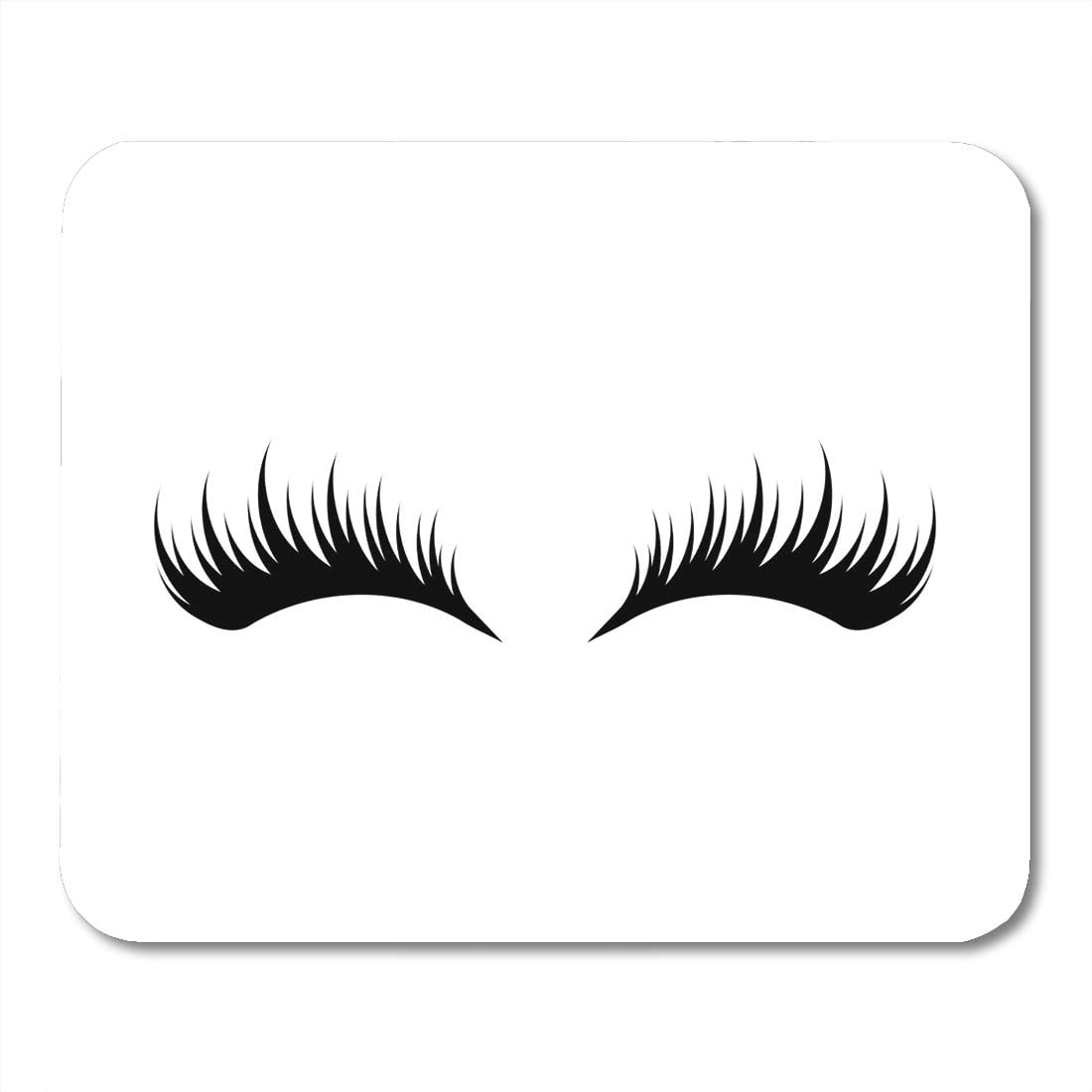 SIDONKU Eye Eyelashes on Long False Beauty Cosmetic Extension Mousepad ...