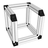 Befenybay 4PCS Black Corner Bracket Cube (20x20x20mm) for 6mm Slot ...