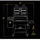 Pit Boss Platinum Lockhart Wi-Fi® and Bluetooth® Wood Pellet Grill and ...