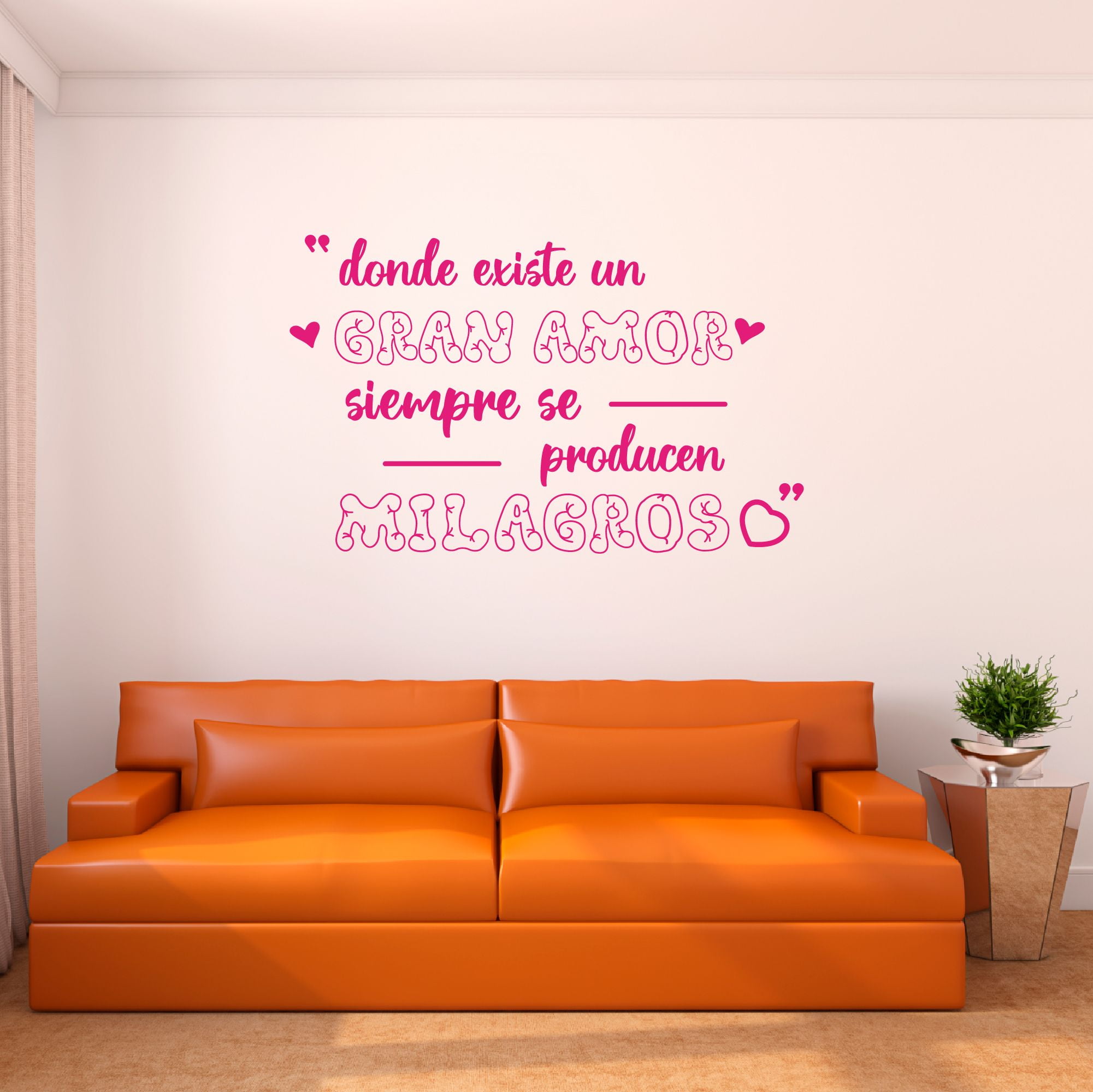 Spanish Wall Decals for Boys Bedroom - Donde existe un gran amor ...