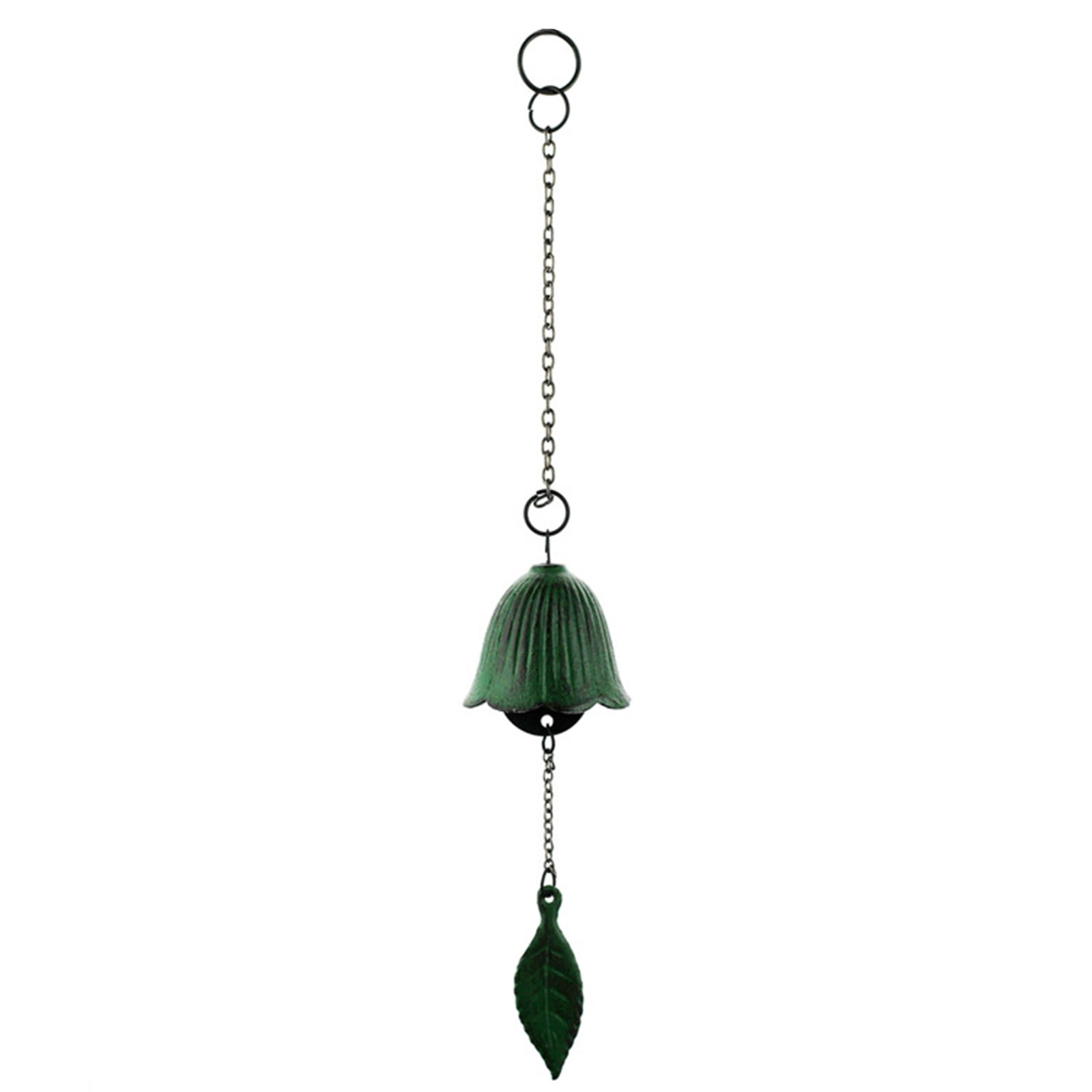 CreativeArrowy Retro Small Wind Chimes Outdoor, Iwachu Cast Iron Temple ...