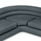 Intex Corner Sofa L-Shaped Inflatable Lounge Couch w/ Cupholders, (2 ...