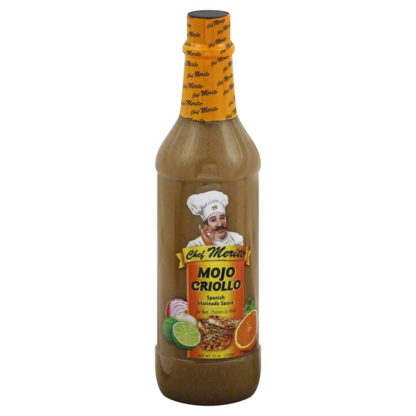 Chef Merito Spanish Marinade Sauce, Mojo Criollo, 25 oz - Walmart.com