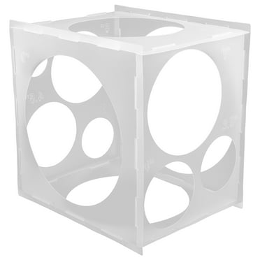 Dserhfy Collapsible Plastic Balloon Sizer Box Cube Measure with Ease 11 ...