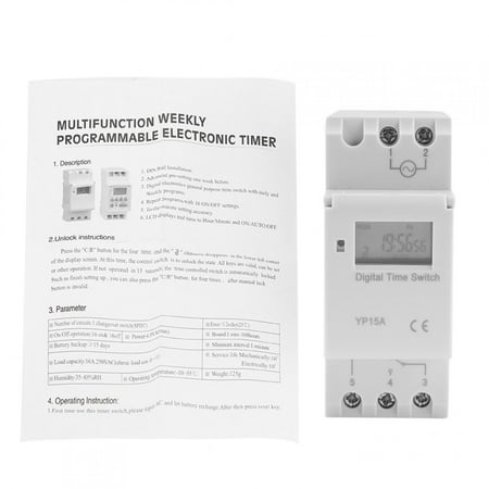 Delay Timer Switch, Multifunction Time Relay Switch Programmable AC220V ...
