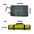 Ergonomic Handle Tear Proof Tool Storage Bag Including Organizational ...