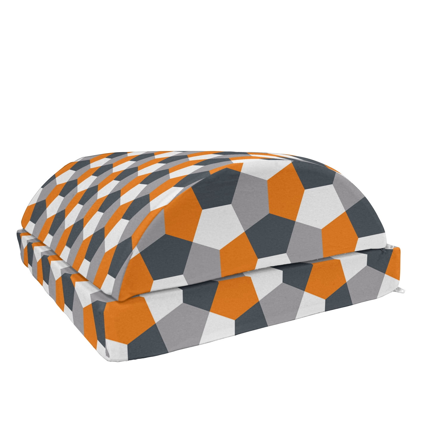 Abstract Foot Rest, Modern Style Origami Inspired Mosaic Tile with ...
