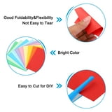 Uxcell 3inch Origami Paper Set, 200Pcs Square Paper with Scissor ...