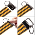40Pcs 1 Inch Key Fob Hardware Bulk Gold Fob Wristlet Hardware Keychain ...