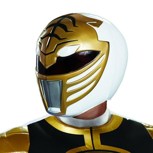 Casco de disfraz Disguise White Ranger, talla adulto | Bodega Aurrera ...