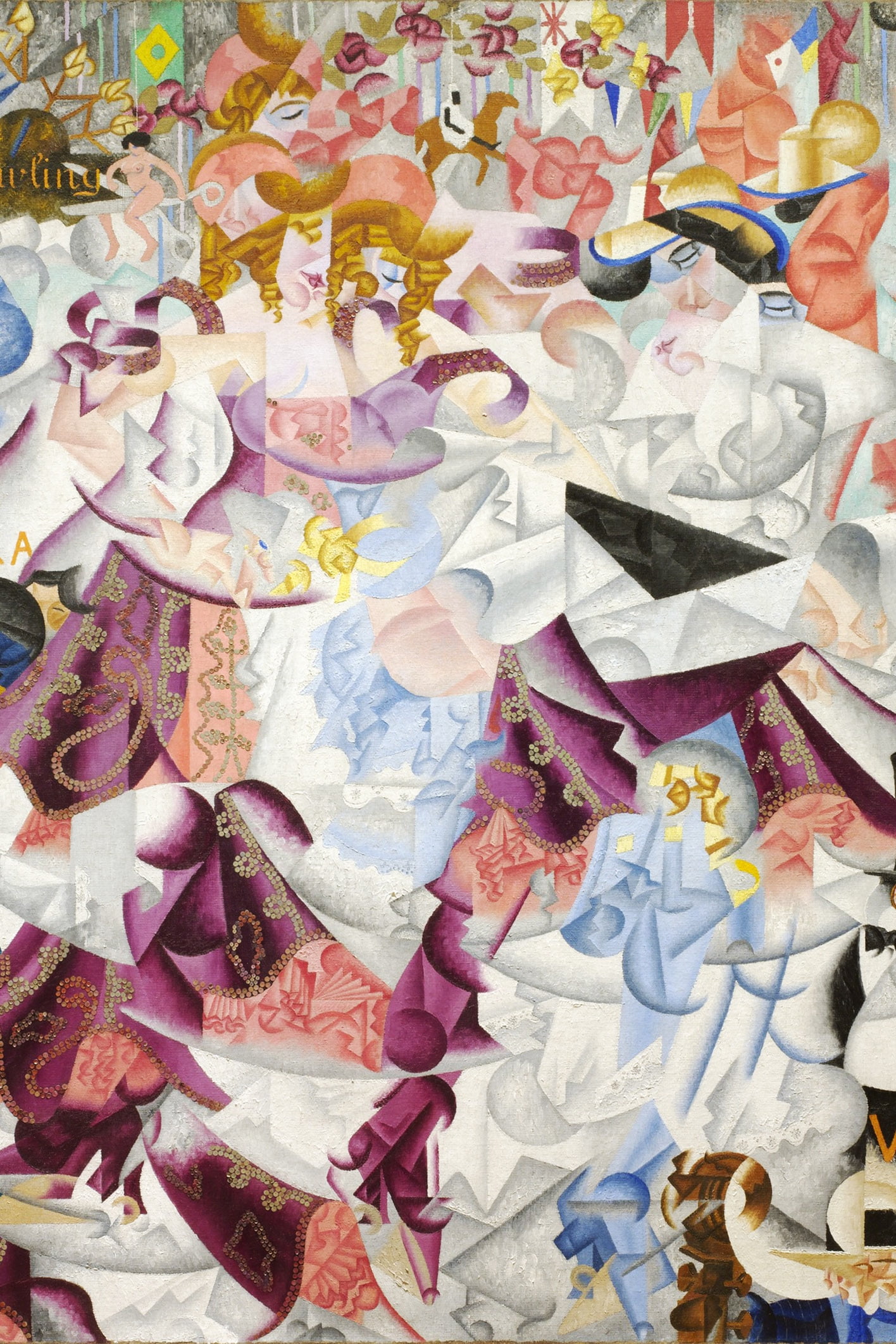 24x36 gallery poster, Gino Severini, 1912, Dynamic Hieroglyphic of the Bal Tabarin - Walmart.com
